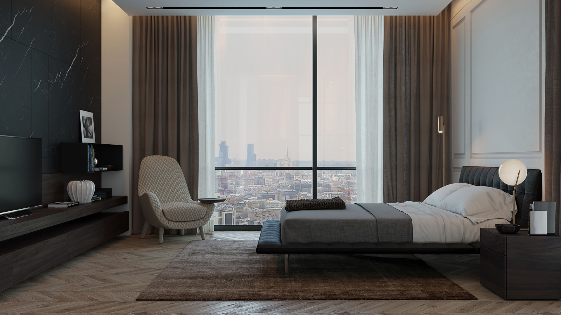 Rectangle & Square House At Brooklyn - Interior Design Studio. Interior ...